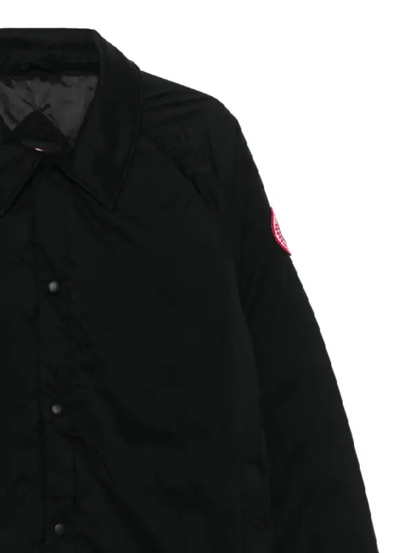Canada Goose Long Sleeve Snap Front Jacket - Black