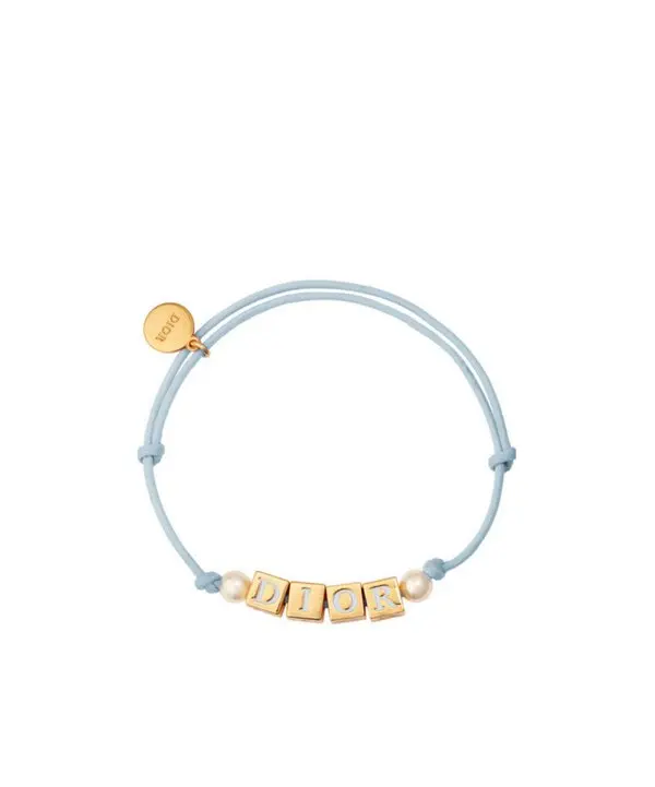 Dior D-dice Bracelet With Logo Detail - Yellow