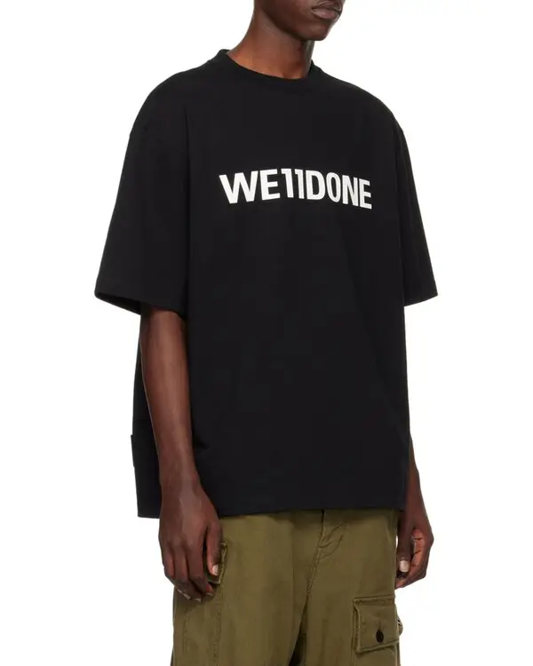 We11Done Logo-print Cotton T-shirt