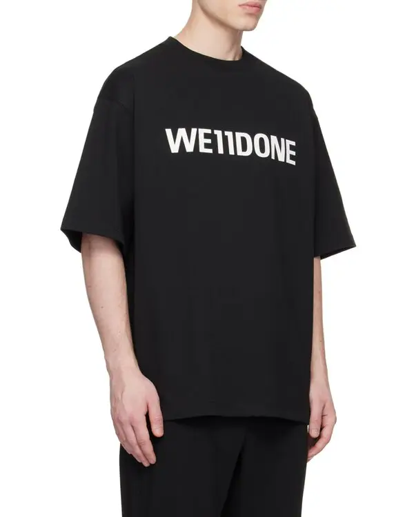 We11Done Logo-print Cotton T-shirt