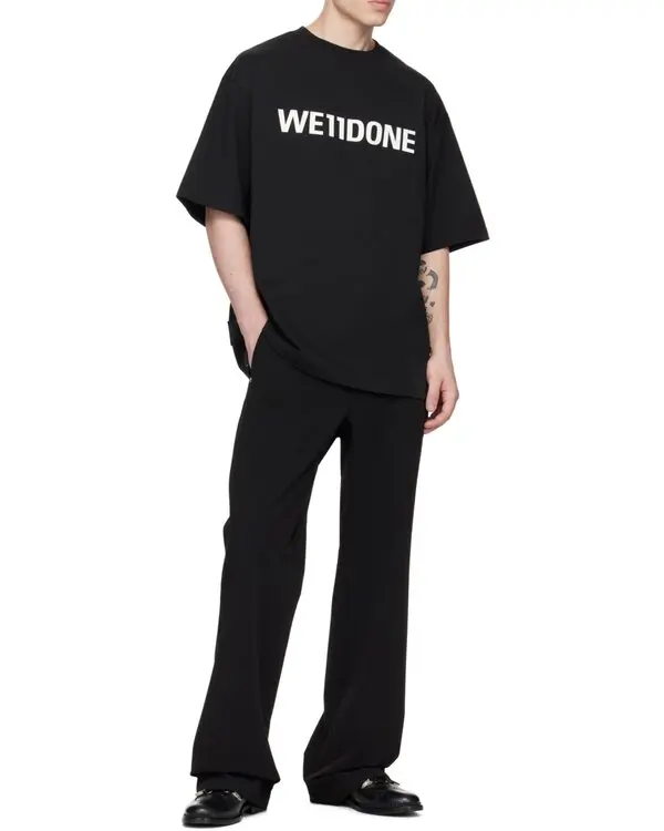We11Done Logo-print Cotton T-shirt
