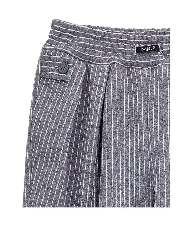 Monnalisa Striped Tailored Jogger Trousers