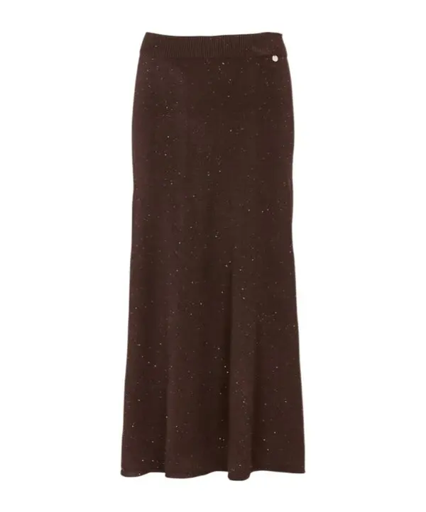 Liu Jo Sequin Embellished Midi Skirt - Black