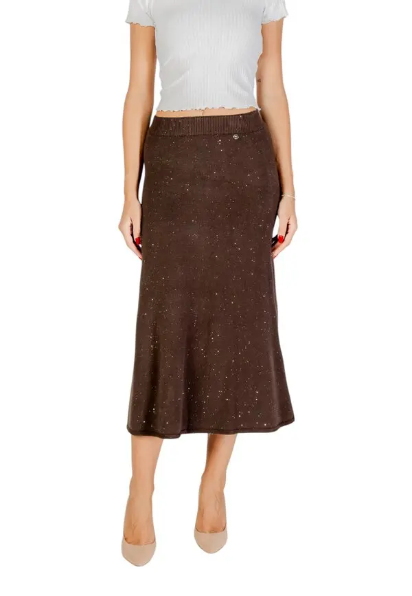 Liu Jo Embellished Midi Skirt