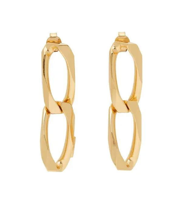 Emanuele Bicocchi Gold-tone Chain-link Earrings - Yellow