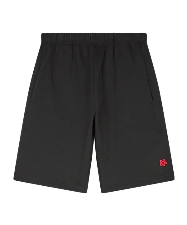 Kenzo Boke Flower Embroidered Wide Leg Shorts
