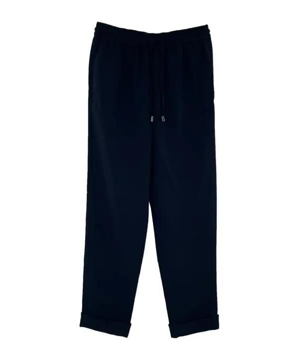 Emporio Armani Drawstring Waist Casual Pants