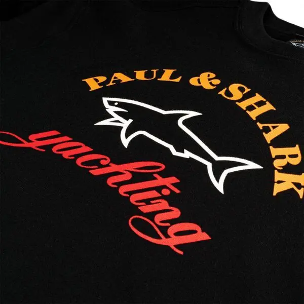 PAUL  SHARK Logo-print Cotton Sweatshirt