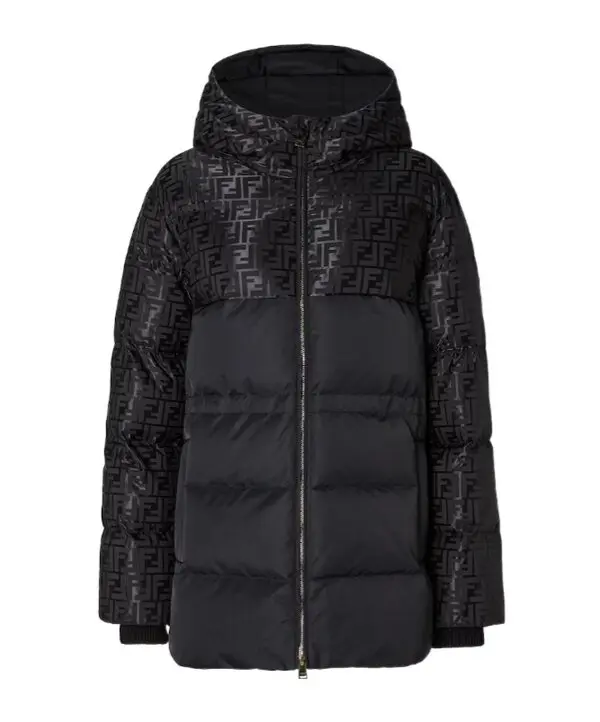 Fendi Ff Jacquard Down Jacket