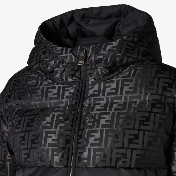 Fendi Ff Jacquard Down Jacket