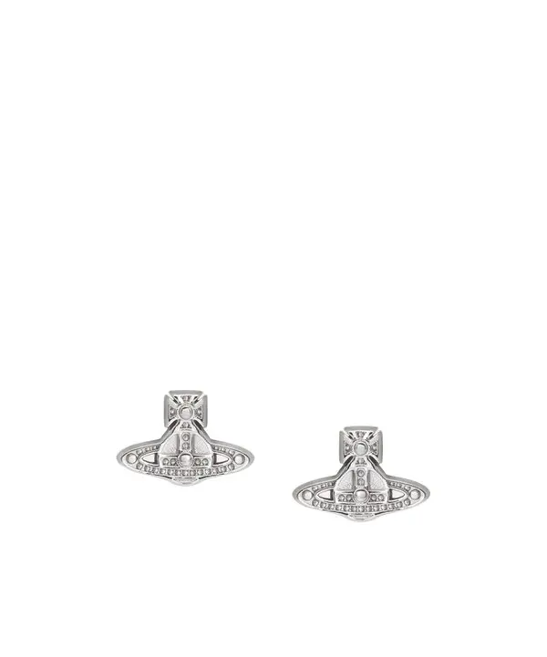 VIVIENNE WESTWOOD Spherical Butterfly Back Earrings - Gray