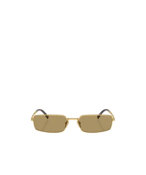 Prada Rectangular Frame Sunglasses - Green