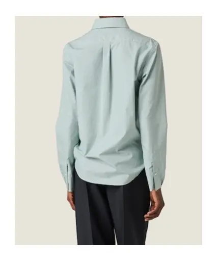 Miu Miu Logo Embroidered Checked Shirt