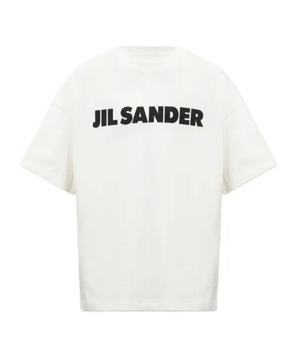 JIL SANDER Logo Crewneck T-shirt - White