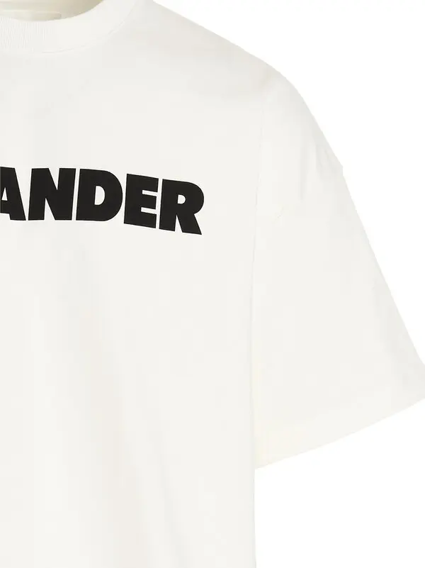 JIL SANDER Logo Crewneck T-shirt - White