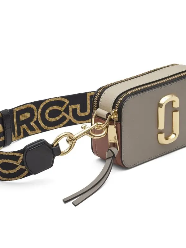 Marc Jacobs Snapshot Zipped Crossbody Bag - Cement/multi