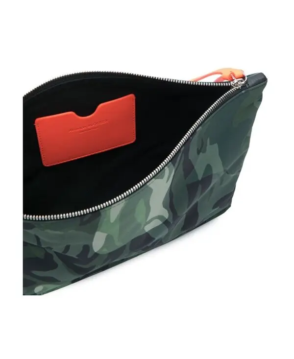 Alexander McQueen Camouflage Printed Pouch