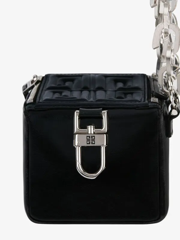 Givenchy Cube Clutch With Padlock Clasp