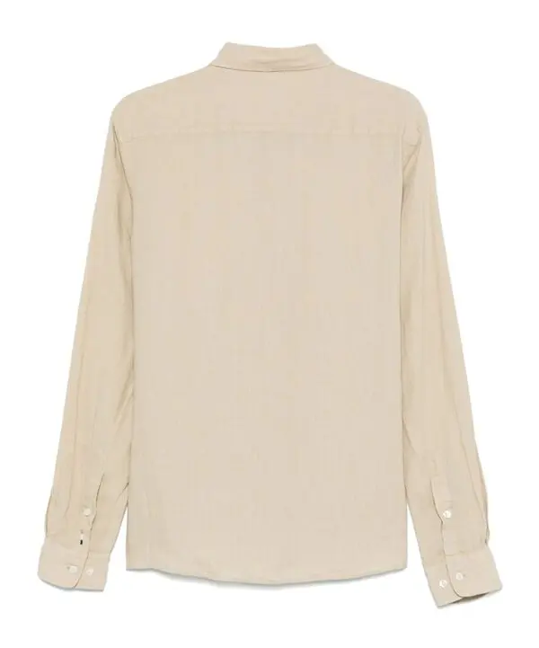 Hugo Boss Long Sleeved Logo Embroidered Shirt