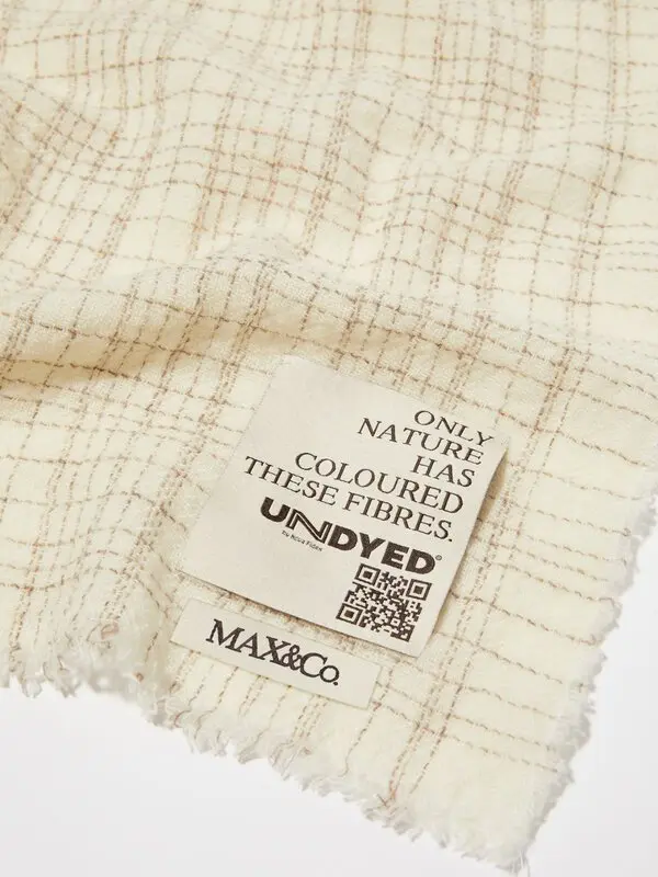 MAXCO. Stola In Lana Undyed