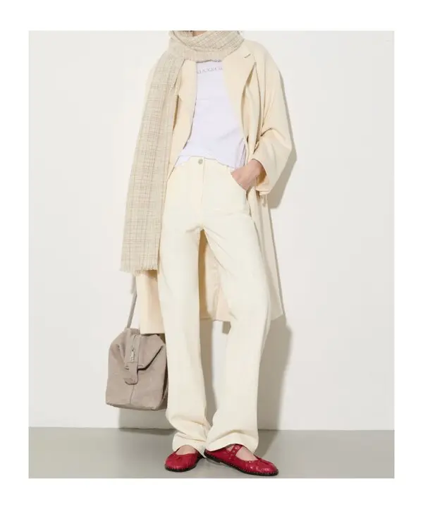 MAXCO. Stola In Lana Undyed