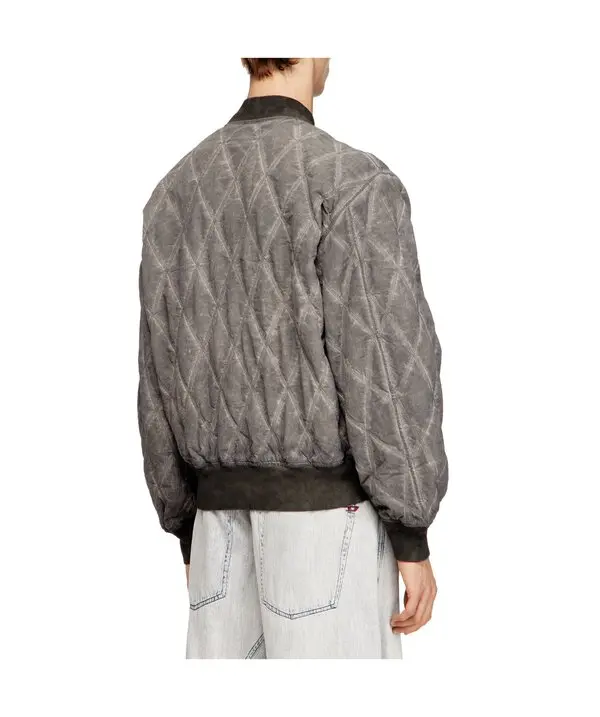 DIESEL® J-type-treat Bomber Jacket - Grey