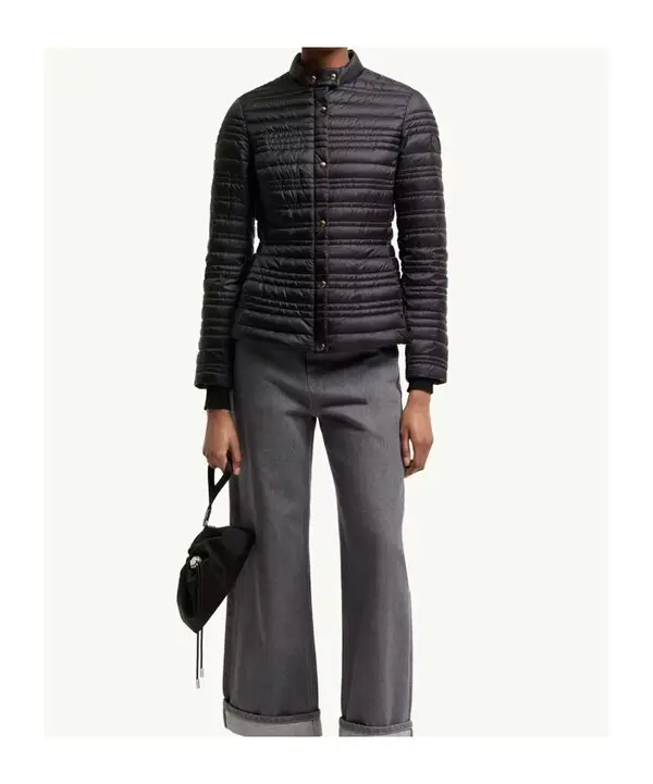Moncler Catair Quilted Down-filled Biker Jacket