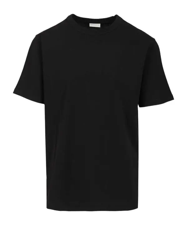 Dries Van Noten Short Sleeved Crewneck T-shirt - Black