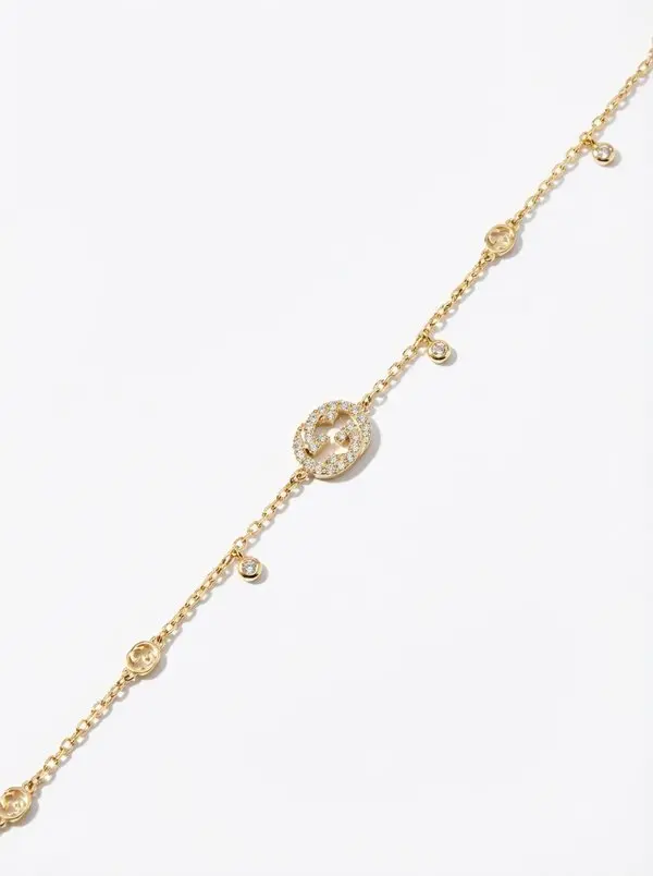 Gucci Interlocking G Diamond Bracelet - Yellow