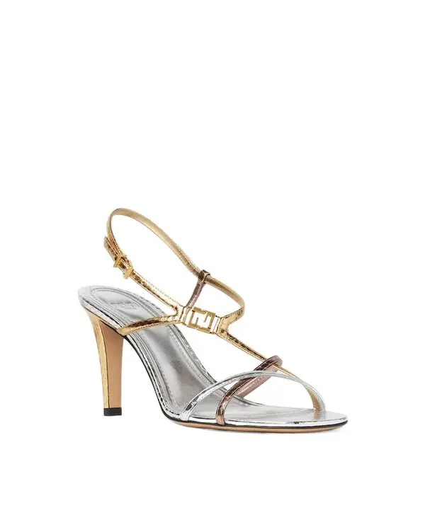Fendi Strappy High-heeled Sandals - Multicolour