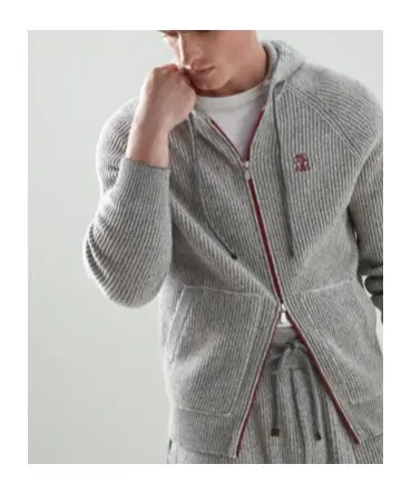 Brunello Cucinelli Zip-up Hooded Cardigan