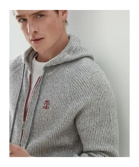 Brunello Cucinelli Zip-up Hooded Cardigan