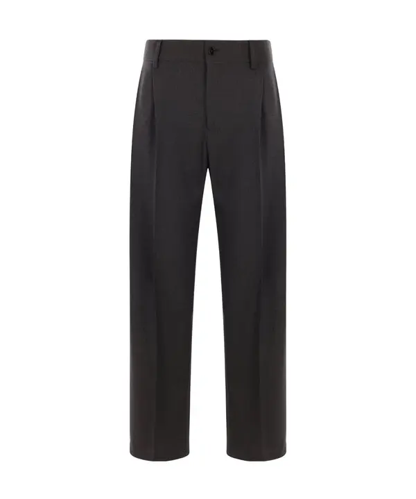 Dolce & Gabbana Tailored Pressed Crease Trousers - Black