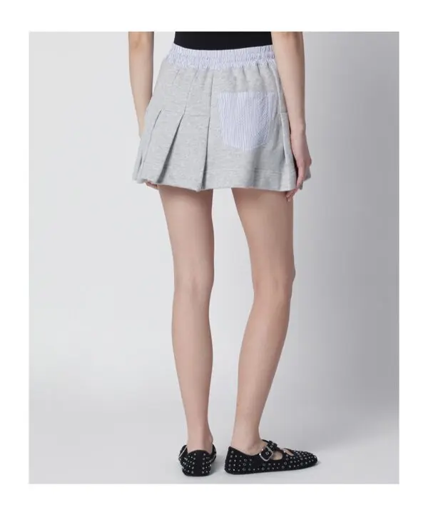 VIVIENNE WESTWOOD Stripe-trim Drawstring Mini Skirt