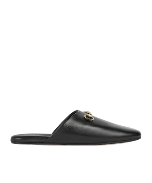 Gucci Horsebit Leather Mules