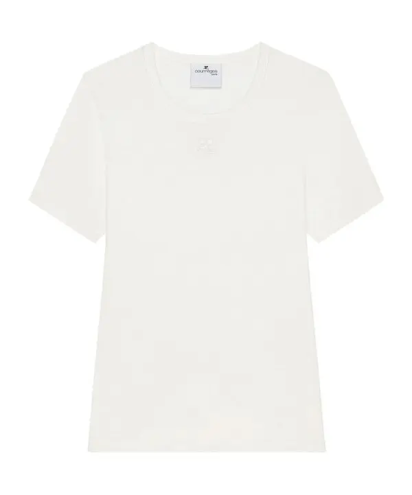 COURREGES Courrèges Heritage Crewneck T-shirt - White