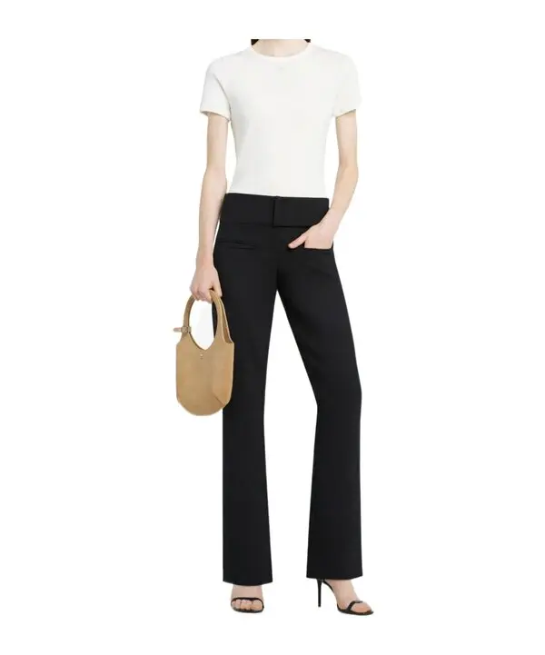 COURREGES Courrèges Crewneck T-shirt With Straight Hem