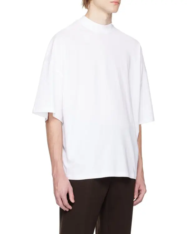 JIL SANDER Short-sleeved Crewneck T-shirt - White