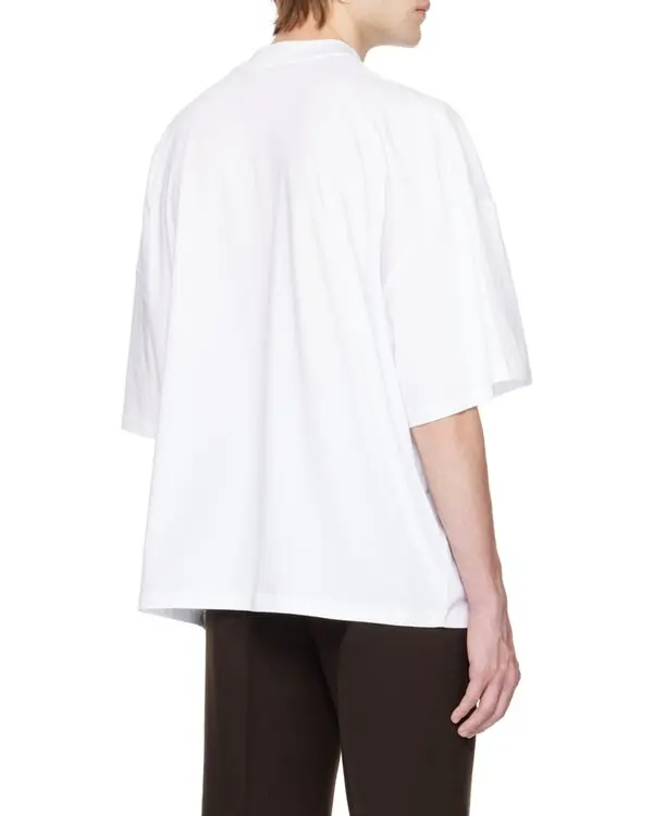 JIL SANDER Short-sleeved Crewneck T-shirt - White