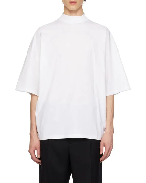 JIL SANDER Short-sleeved Crewneck T-shirt - White