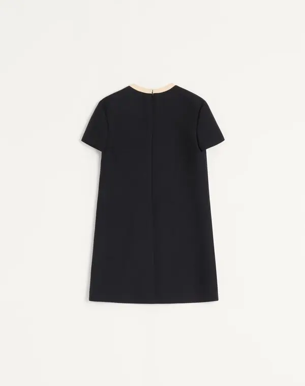 Valentino Garavani Crepe Couture Short Sleeve Dress
