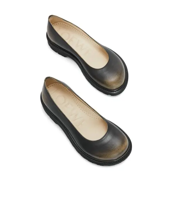 Loewe Blaze Ballerina In Bi-colour Brushed-off Calfskin
