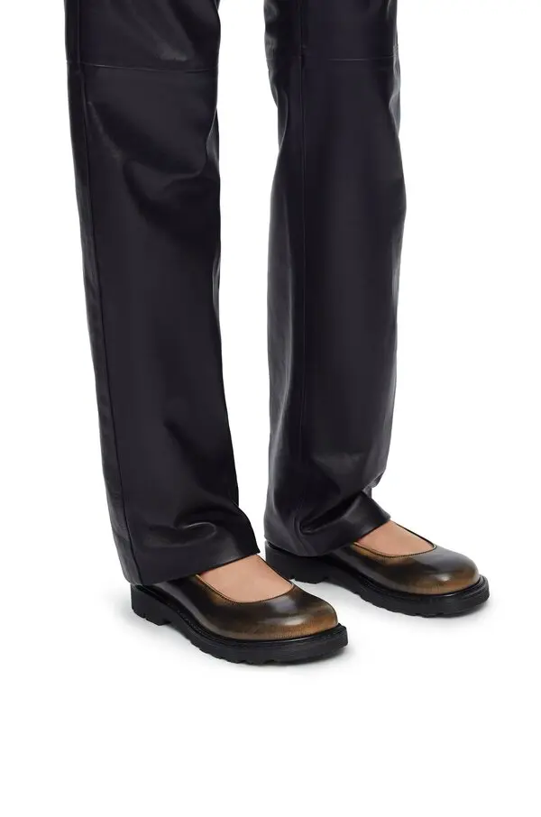 Loewe Blaze Ballerina In Bi-colour Brushed-off Calfskin