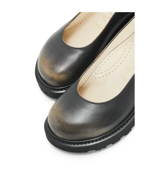 Loewe Blaze Ballerina In Bi-colour Brushed-off Calfskin