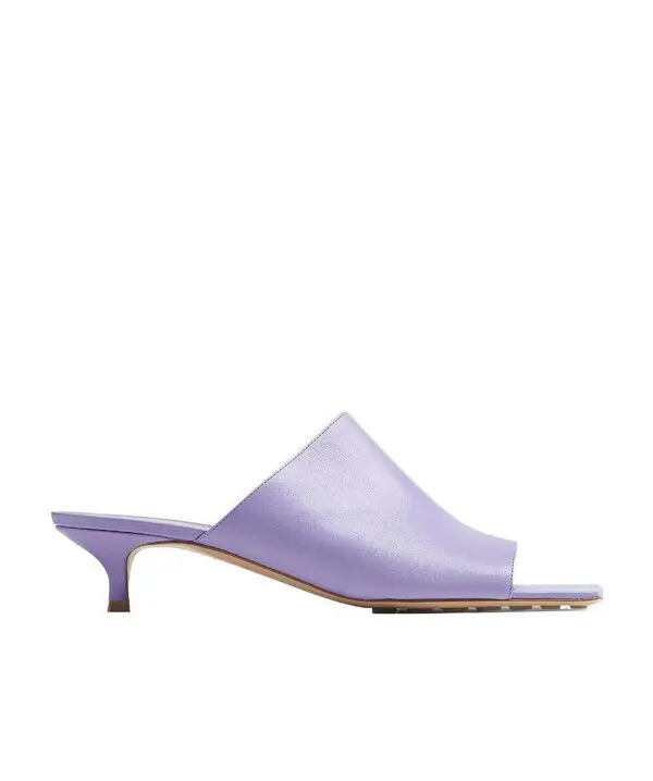 Bottega Veneta Square Toe Mules