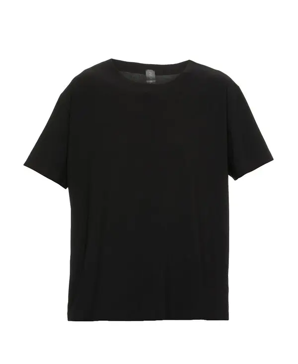 Norma Kamali Crewneck Short Sleeve Top