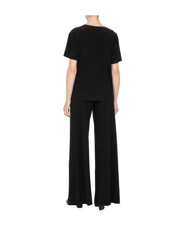 Norma Kamali Crewneck Short Sleeve Top