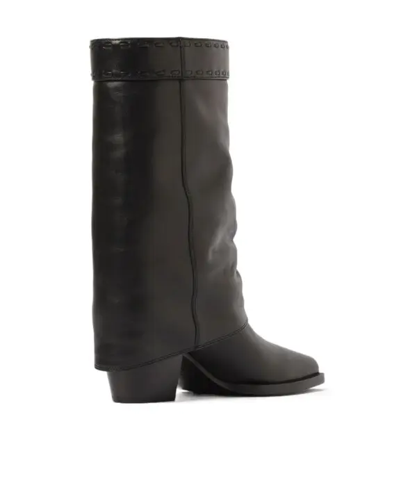Fendi Square-toe Mid-heel Boots