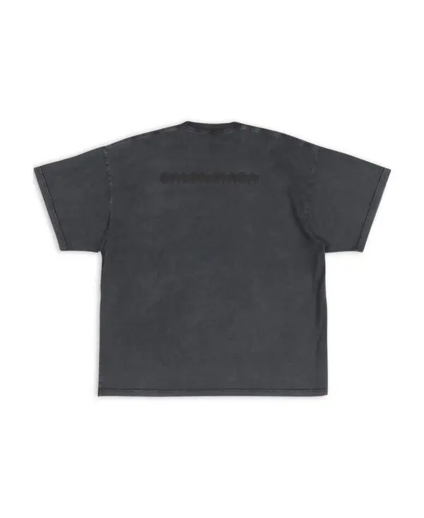 Balenciaga T-shirt Strike 1917 Oversize Da Donna In Nero