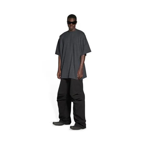 Balenciaga T-shirt Strike 1917 Oversize Da Donna In Nero